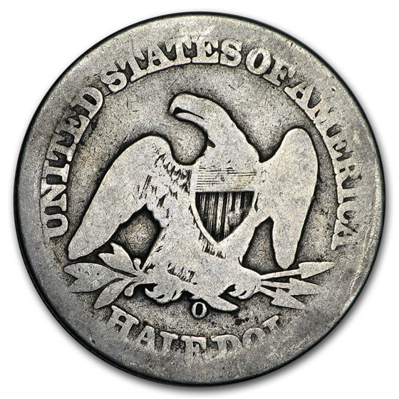 Buy 1858-O Liberty Seated Half Dollar AG | APMEX