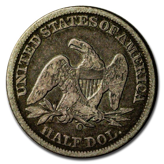Buy 1858-O Liberty Seated Half Dollar VF (Details) | APMEX