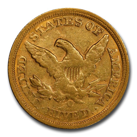 Buy 1859-C $5 Liberty Gold Half Eagle MS-61 PCGS | APMEX