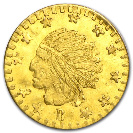 Buy 1859 Indian Round California Gold Token BU | APMEX