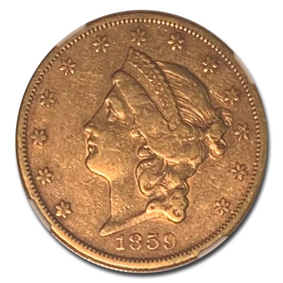 Buy 1859-S $20 Liberty Gold Double Eagle XF-45 NGC | APMEX