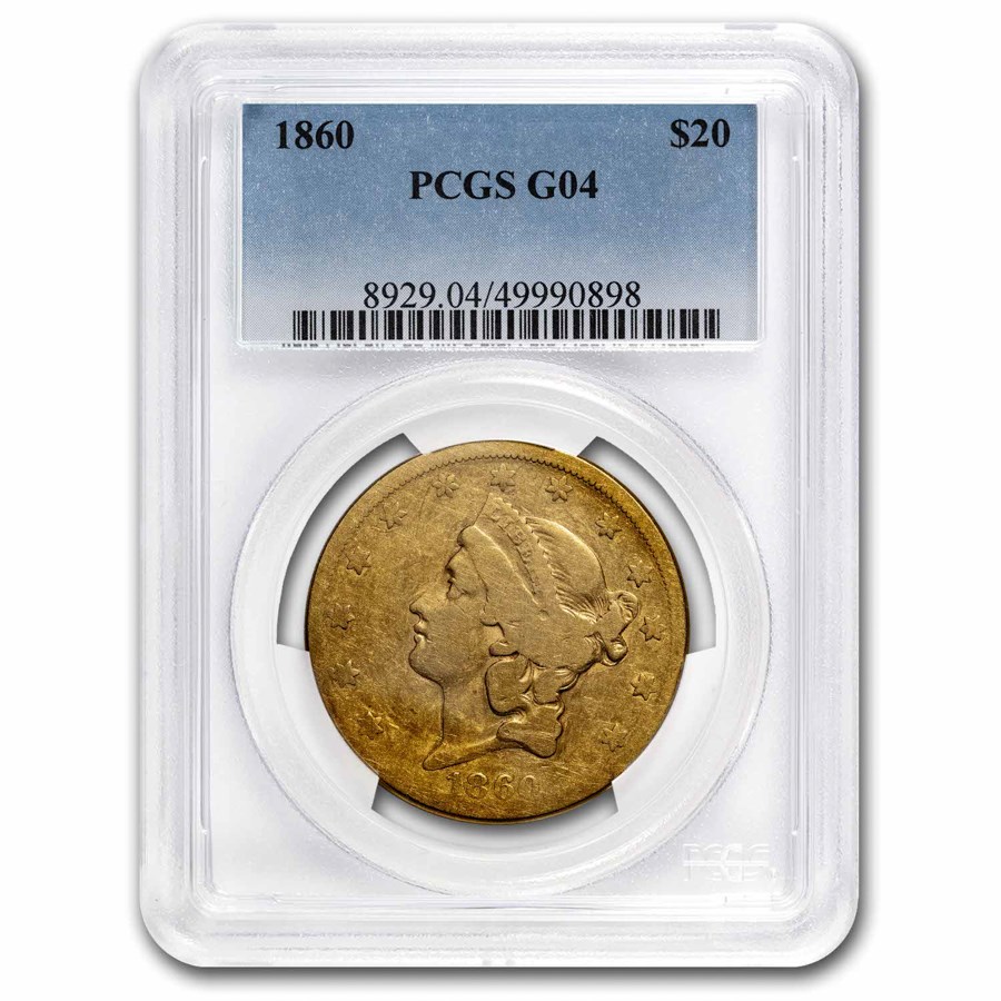 Buy 1860 Liberty Gold Double Eagle Good-04 Lowball | APMEX