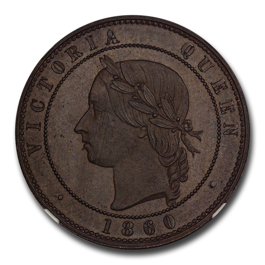 Buy 1860 Great Britain Bronzed Pattern Penny PR-64 NGC (Brown) | APMEX