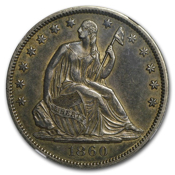 Buy 1860-O Liberty Seated Half Dollar XF-45 NGC | APMEX
