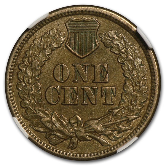 Buy 1860 Pointed Bust Indian Head Cent AU-55 NGC | APMEX