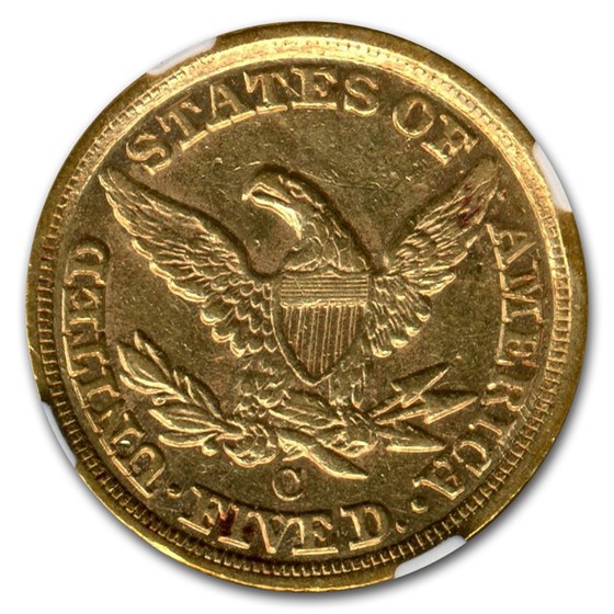 Buy 1861-C $5 Liberty Gold Half Eagle AU-50 NGC | APMEX