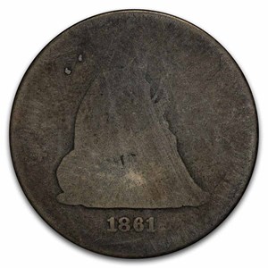 Buy 1861 Liberty Seated Quarter AG | APMEX