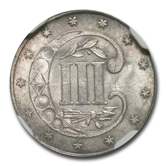 Buy 1861 Three Cent Silver MS-62 NGC | APMEX