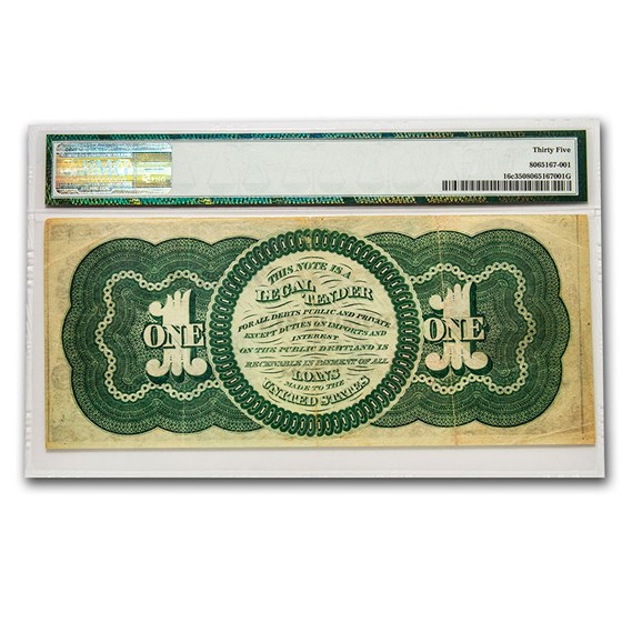 Buy 1862 $1.00 Legal Tender Salmon P. Chase VF-35 PMG | APMEX