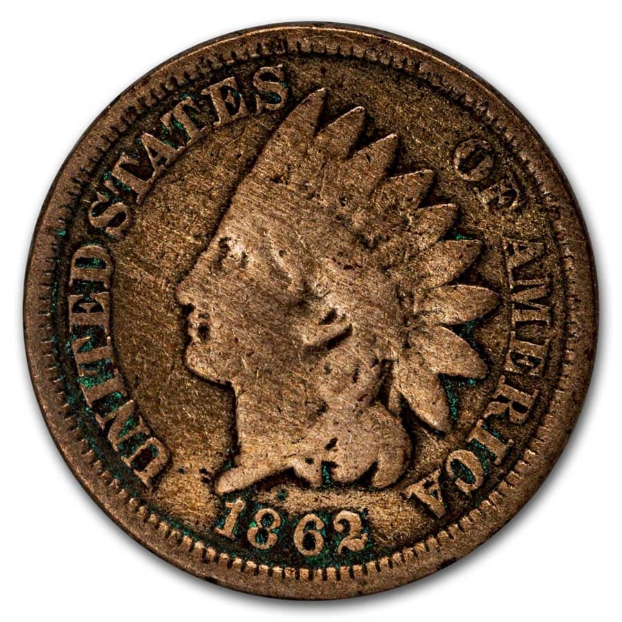 Buy 1862 Indian Head Cent Fine Details | APMEX