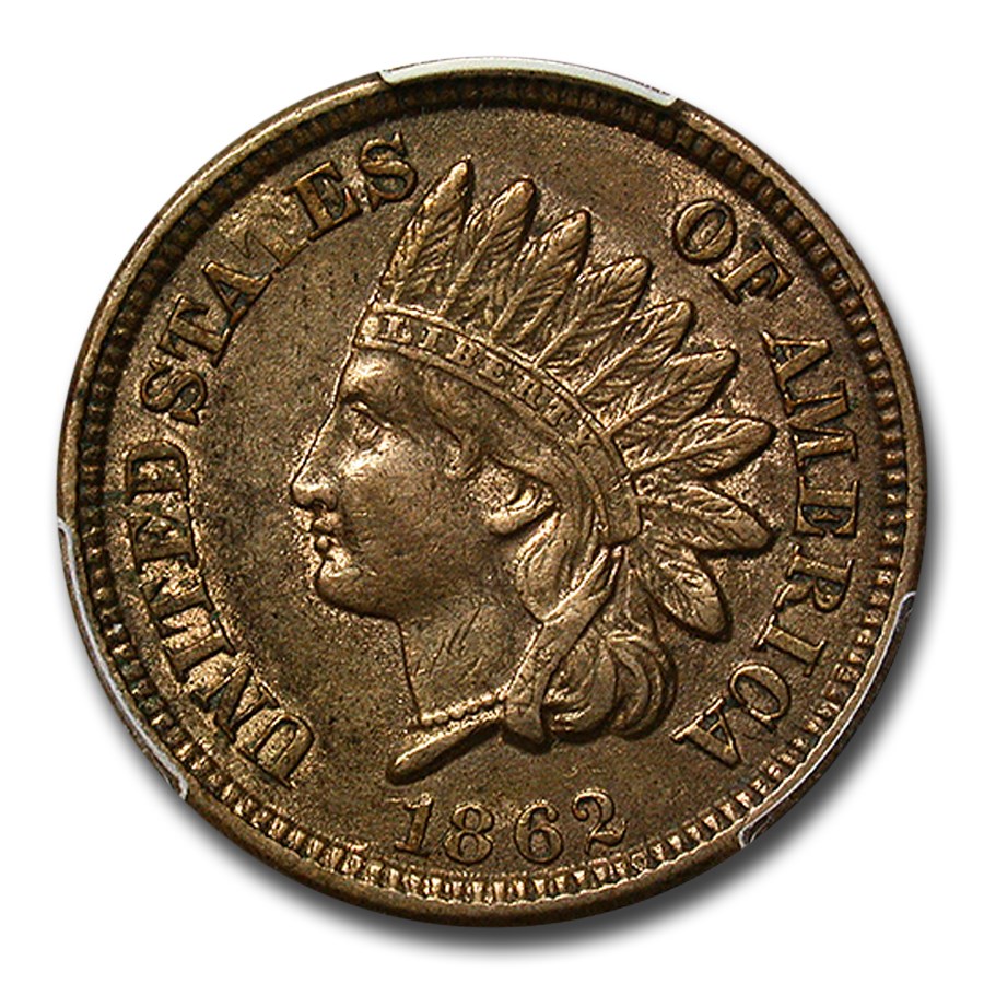1862 Indian Head Cent XF-45 PCGS
