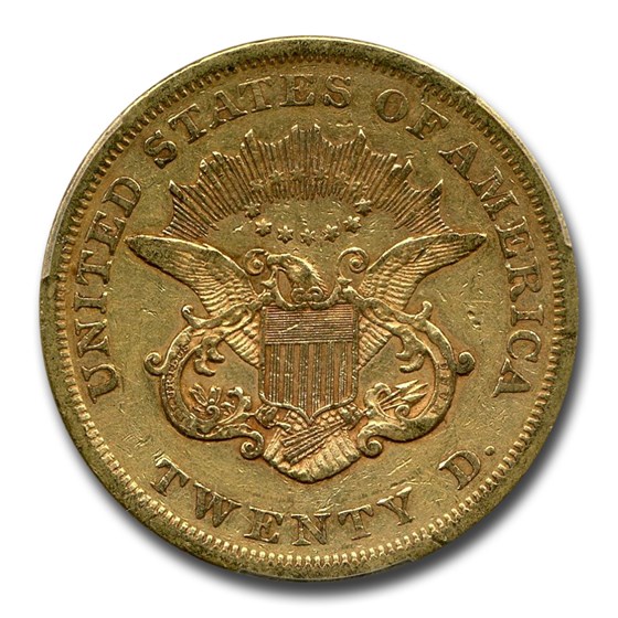 Buy 1863 $20 Liberty Gold Double Eagle VF-30 PCGS | APMEX