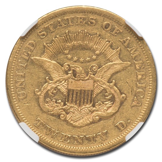 Buy 1863 $20 Liberty Gold Double Eagle XF-45 NGC | APMEX