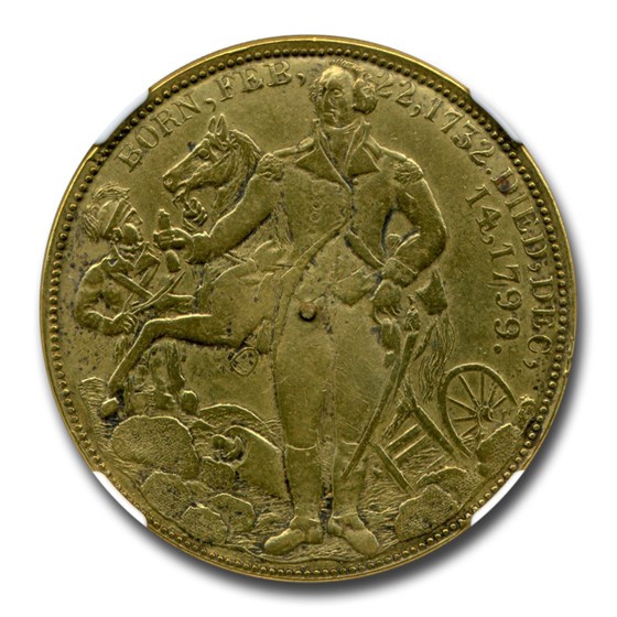 Buy (1863) Brass Calendar Medal Regular Strike AU-55 NGC (GW-575) | APMEX