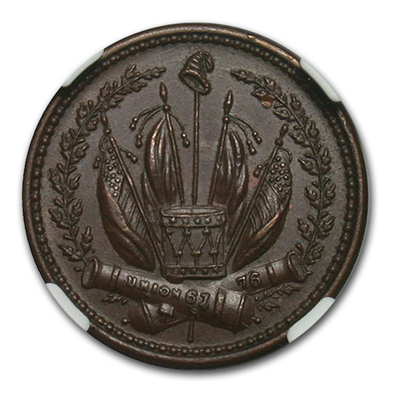 Buy 1863 Indian Crossed Cannons Civil War Token MS-64 NGC (BN) | APMEX