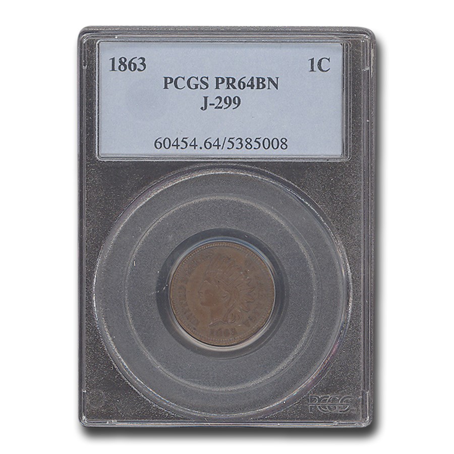 Buy 1863 Indian Head Cent Pattern PR-64 PCGS (Brown, J-299) | APMEX