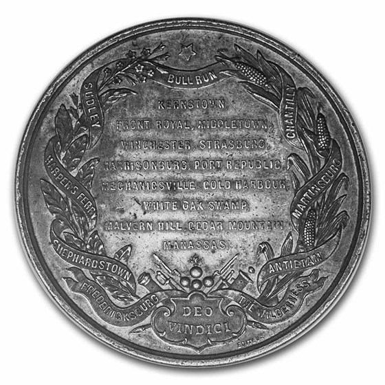 Buy 1863 Lieut. Gen. T.J. Jackson Battle of Bull Run Medal MS-62 NGC ...