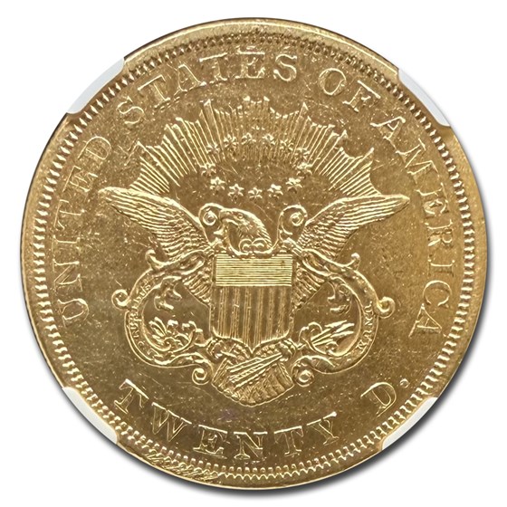 Buy 1864 $20 Liberty Gold Double Eagle AU-53 NGC | APMEX