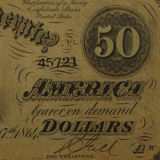 Buy 1864 $50 (T-66) Jefferson Davis Fine | APMEX