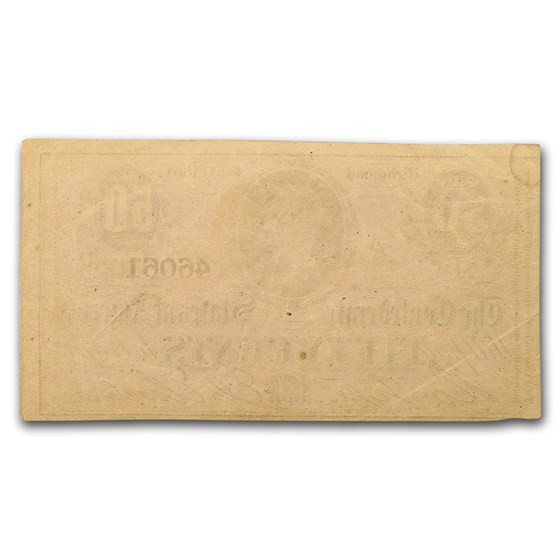 Buy 1864 $.50 (T-72) Bust of Jefferson Davis XF | APMEX