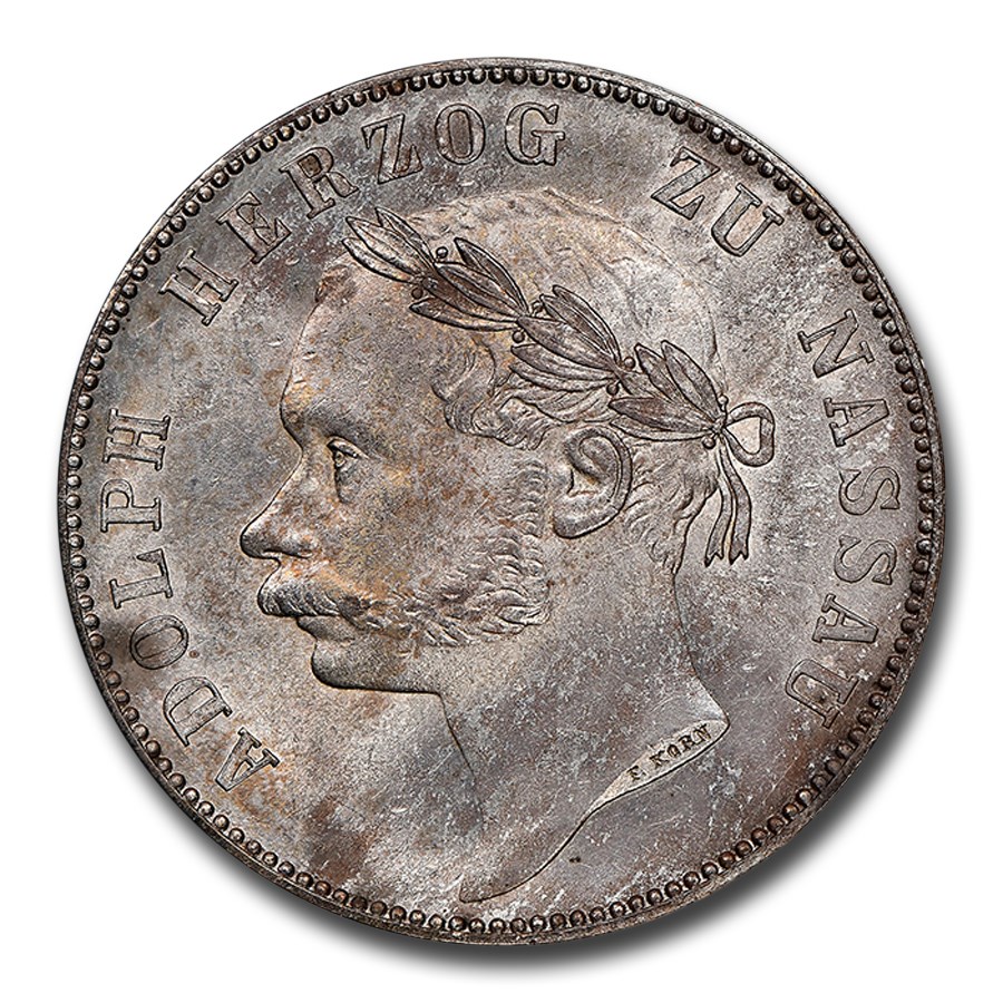 Buy 1864 Germany Nassau Silver Thaler Adolph MS-64 NGC | APMEX