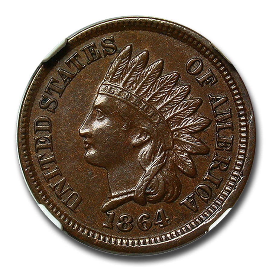 Buy 1864 Indian Head Cent MS-62 NGC (Brown, Bronze) | APMEX