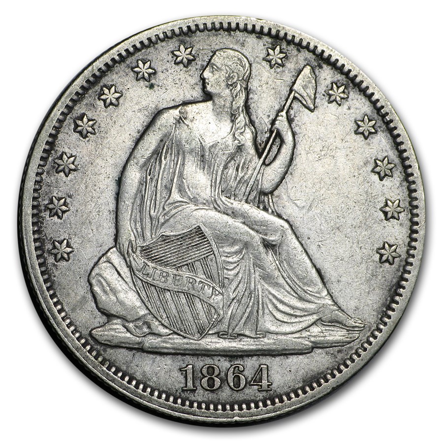 Buy 1864 Liberty Seated Half Dollar XF | APMEX