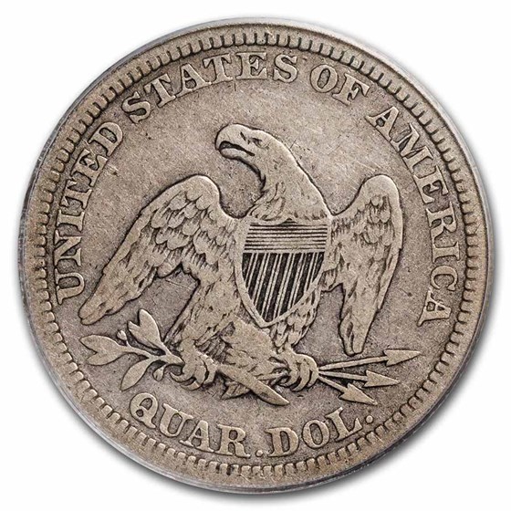 Buy 1864 Liberty Seated Quarter VF-20 PCGS | APMEX