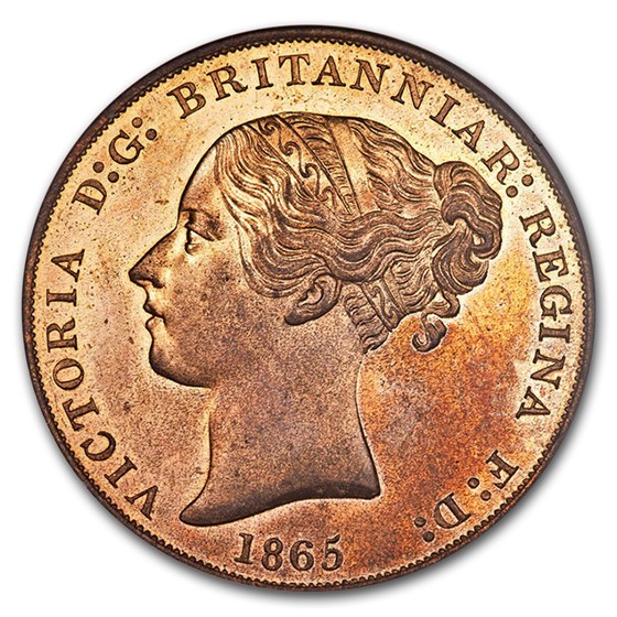 Buy 1865 Jersey Copper 1/13 Shilling PF-66 NGC (R/B) | APMEX