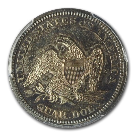 Buy 1865 Liberty Seated Quarter PR-65 PCGS | APMEX