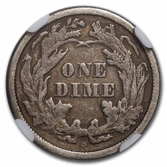 Buy 1865-S Liberty Seated Dime VF-30 PCGS | APMEX