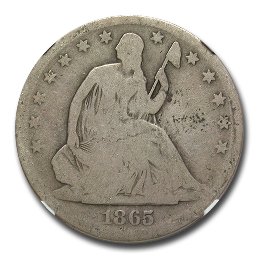 Buy 1865-S Liberty Seated Half Dollar Good-6 NGC | APMEX