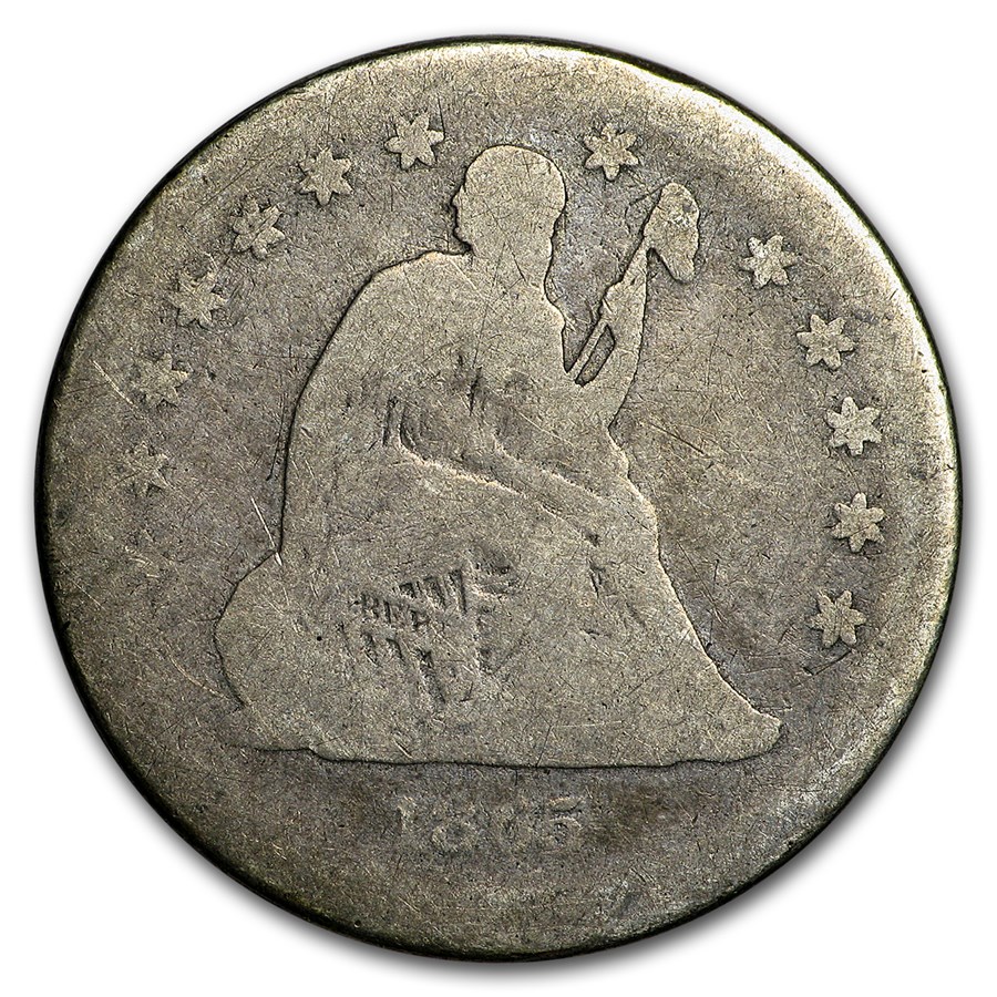 Buy 1865-S Liberty Seated Quarter Good | APMEX