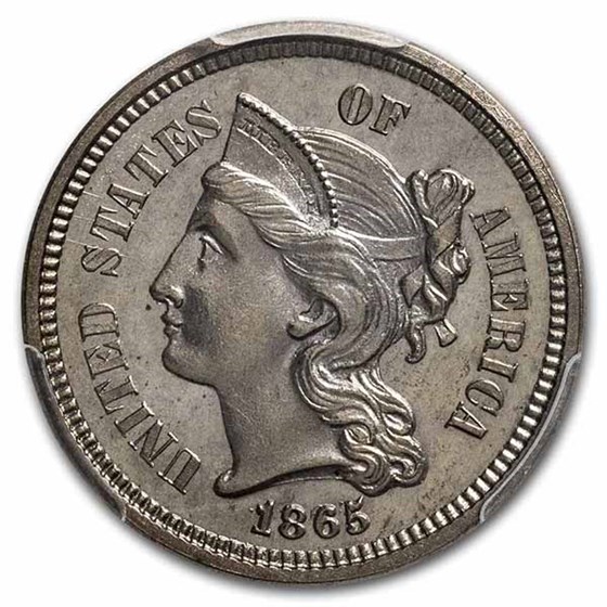 Buy 1865 Three Cent Nickel PR-65 PCGS | APMEX