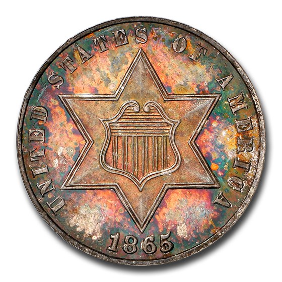 Buy 1865 Three Cent Silver PF-67 Cameo NGC | APMEX
