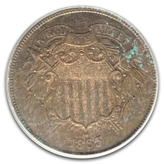 Buy 1865 Two Cent Piece MS-62 PCGS (Red/Brown) | APMEX