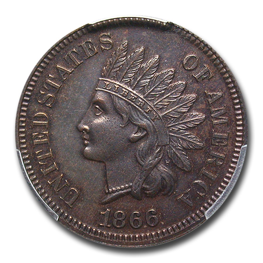 Buy 1866 Indian Head Cent PR-62 PCGS (Brown) | APMEX