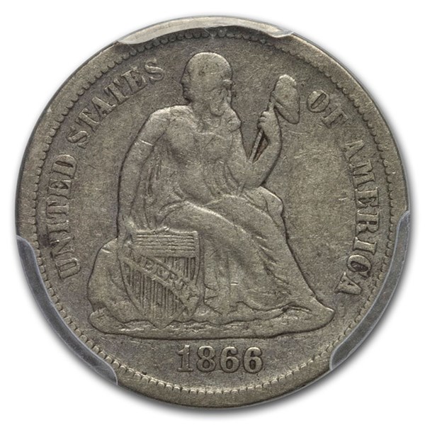 1866 S Seated Liberty Dime Value - APMEX