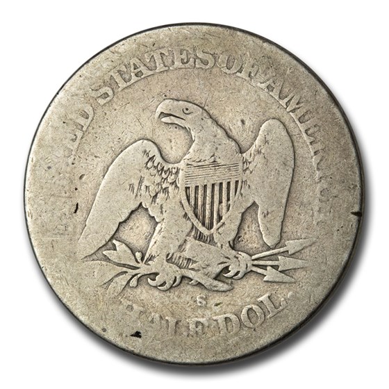Buy 1866-S Liberty Seated Half Dollar AG (No Motto) | APMEX