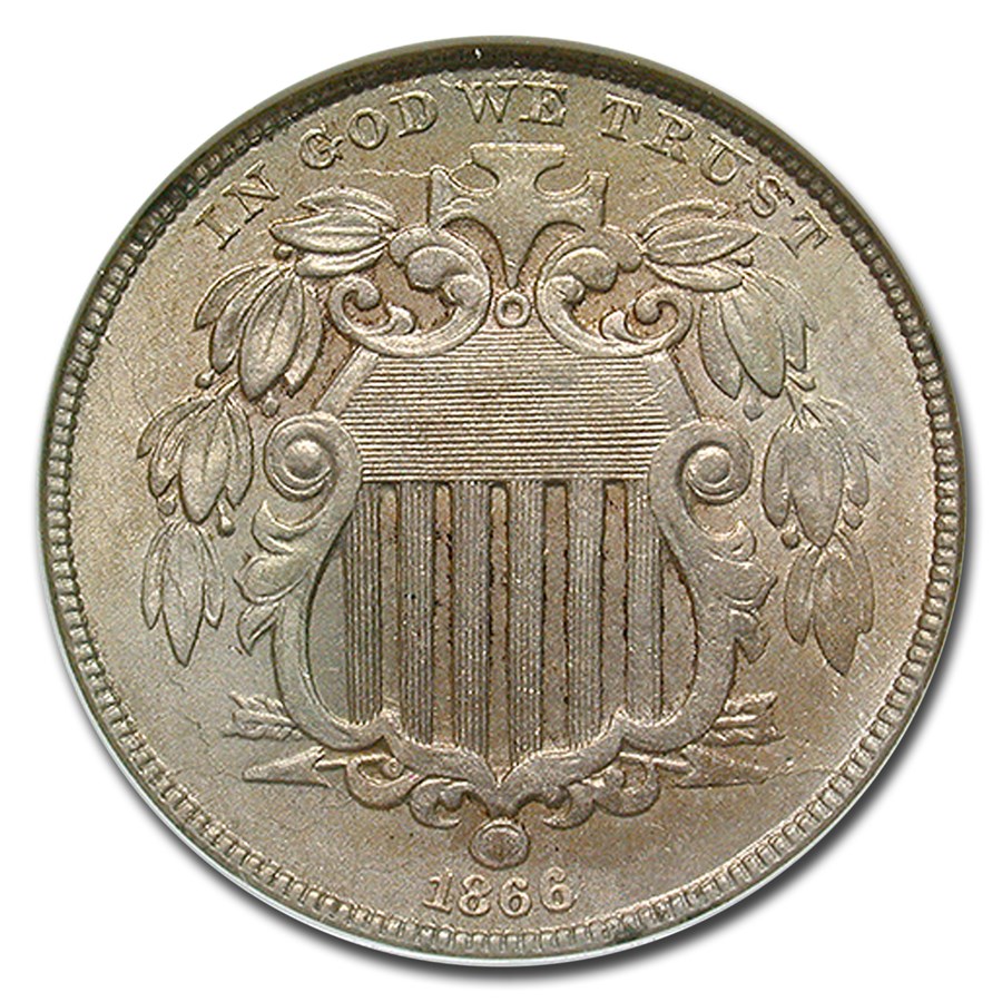 Buy NGC Certified 1866 Shield Nickels Online | APMEX