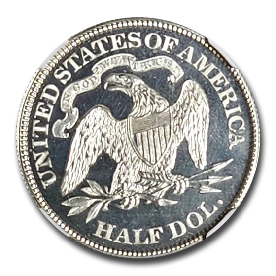 1867 Liberty Seated Half Dollar PF-67 Cameo* NGC