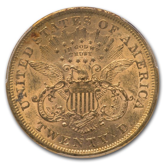Buy 1867-S $20 Liberty Gold Double Eagle MS-60 PCGS | APMEX