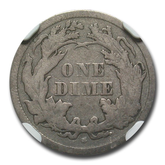 Buy 1867-S Liberty Seated Dime Fine-15 NGC | APMEX