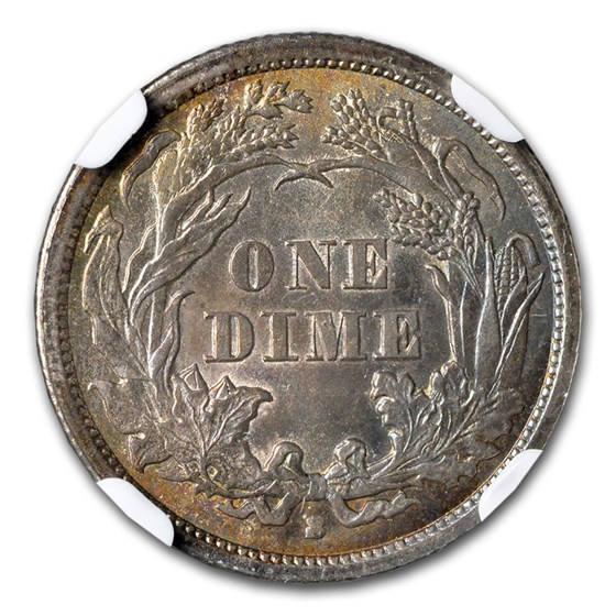 Buy 1867-S Liberty Seated Dime MS-65 NGC | APMEX