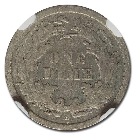 Buy 1867-S Liberty Seated Dime XF-40 NGC | APMEX