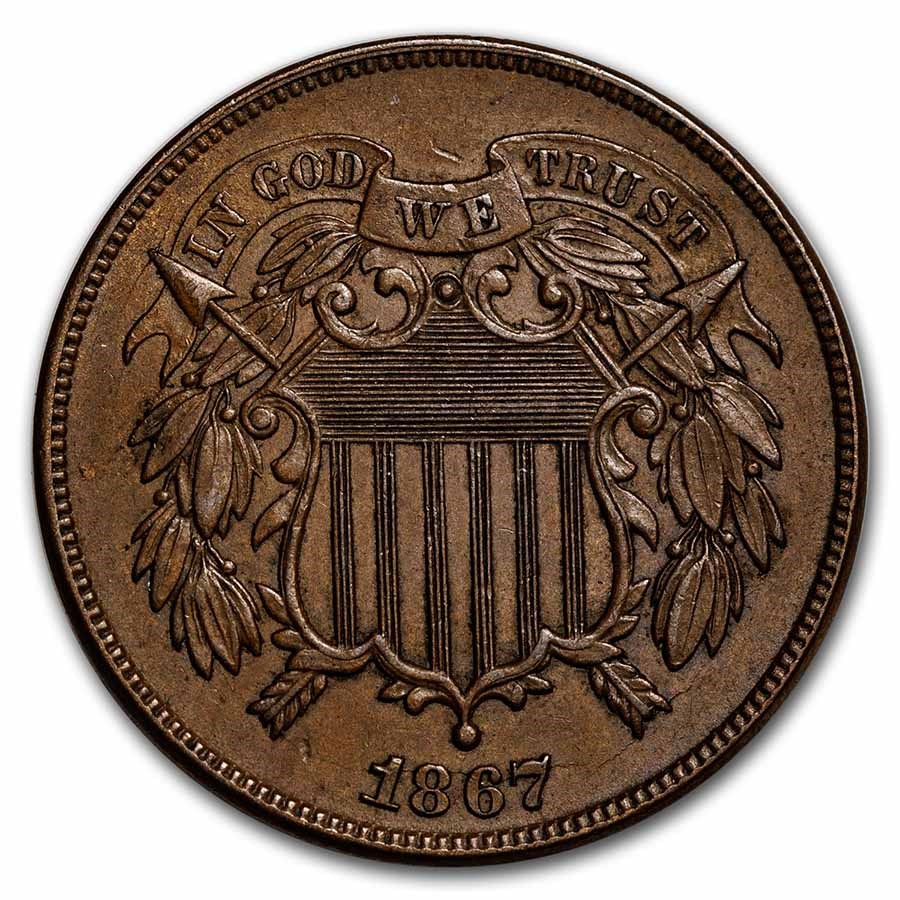 Buy 1867 Two Cent Piece BU | APMEX