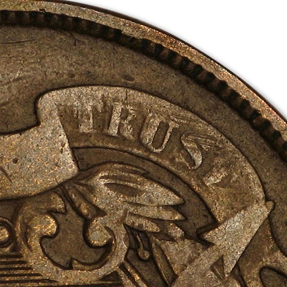 Buy 1867 Two Cent Piece Fine (FS 101, Doubled Die) | APMEX
