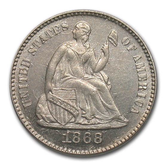 Buy 1868 Liberty Seated Half Dime Pattern PR-63 PCGS (J-638) | APMEX