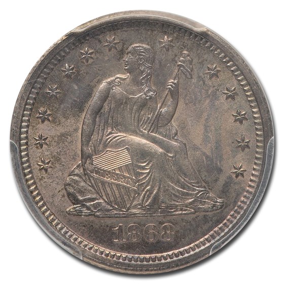 Buy 1868-S Liberty Seated Quarter MS-65 PCGS | APMEX