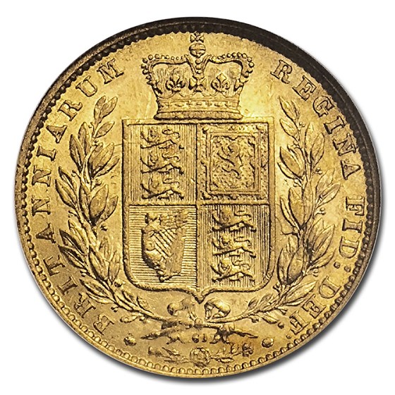 Buy 1869 Great Britain Au Sovereign AU-55 NGC (RMS Douro Shipwreck) | APMEX